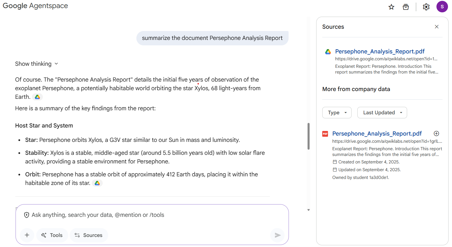 Deploy and Query Google Agentspace | Google Cloud Skills Boost