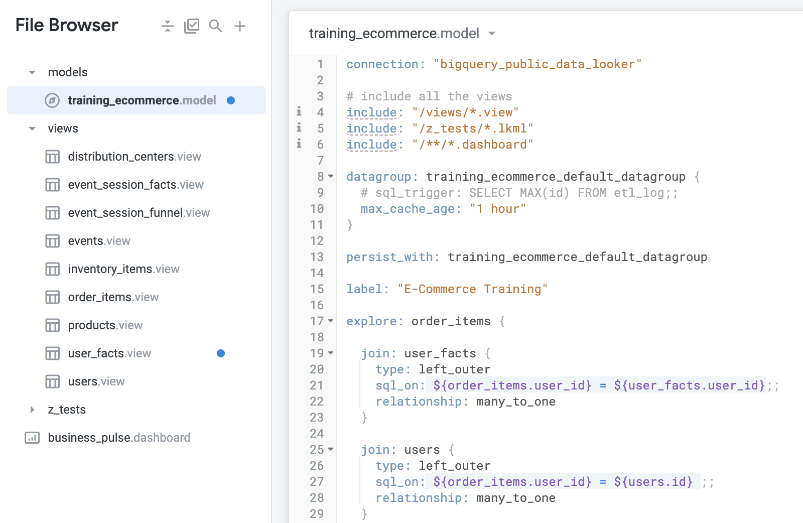 Creating dynamic SQL derived tables with LookML and Liquid | Google Cloud Skills Boost