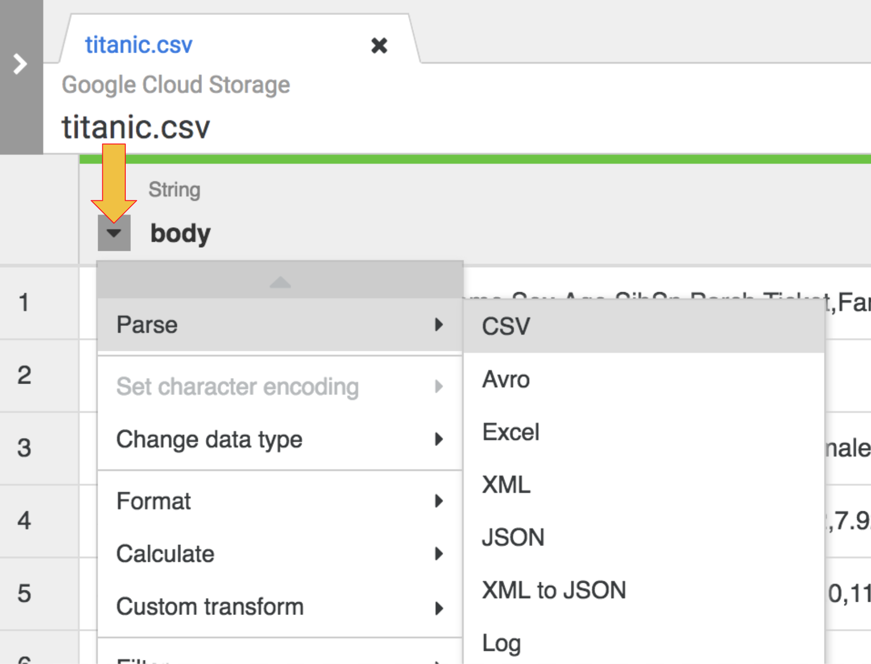 Building Transformations and Preparing Data with Wrangler in Cloud Data Fusion | Google Cloud ...