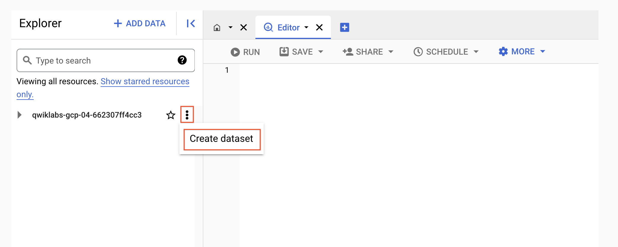 Creating Permanent Tables And Access Controlled Views In BigQuery