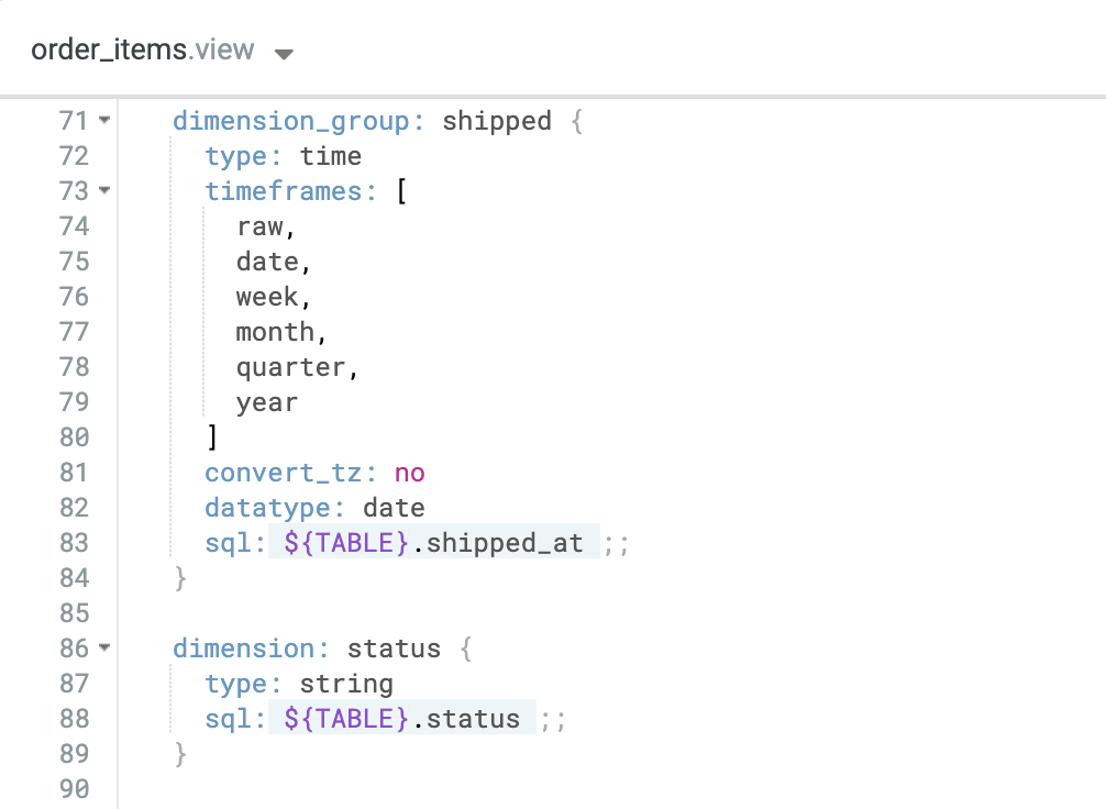 Creating Measures and Dimensions Using LookML | Google Cloud Skills Boost