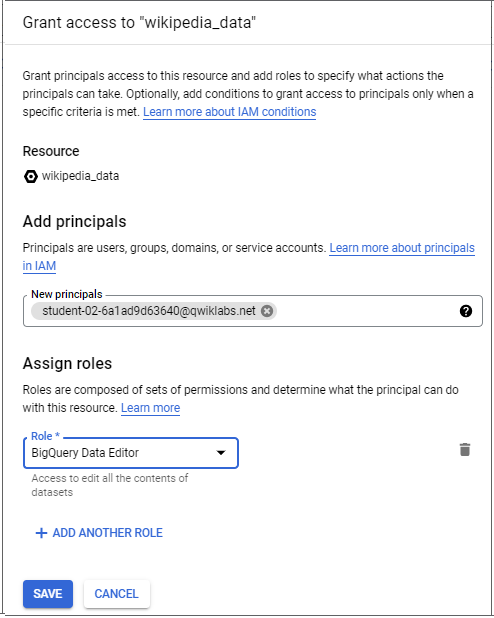 Securing and Sharing BigQuery Datasets and Tables | Google Cloud Skills Boost