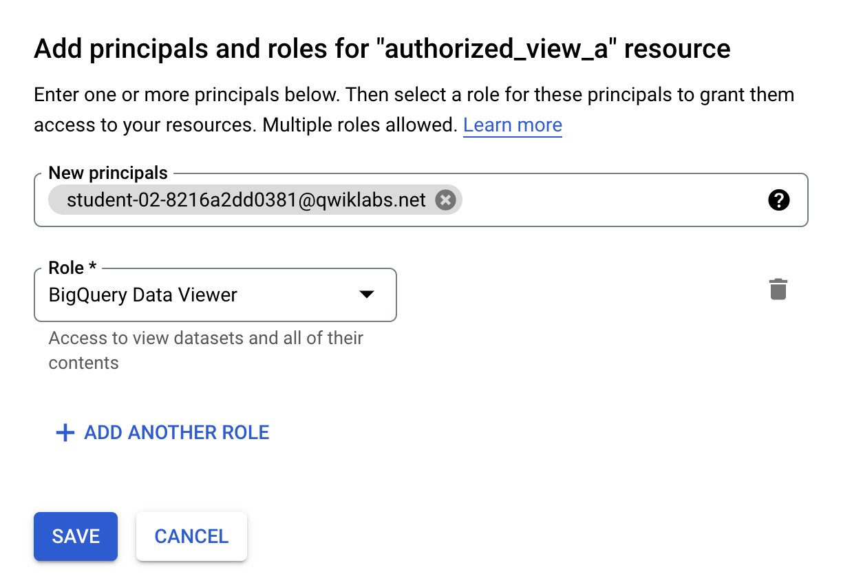 Data Publishing on BigQuery using Authorized Views for Data Sharing Partners | Google Skills