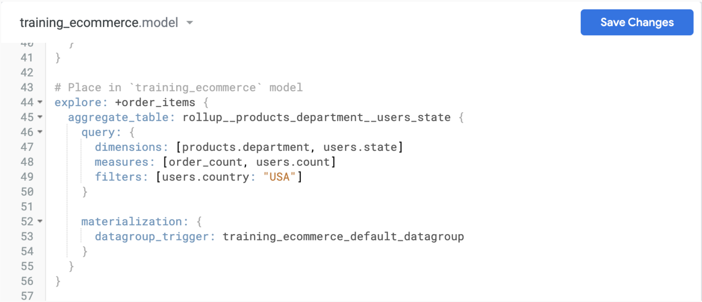 Creating a Looker Modeled Query and Working with Quick Start | Google ...