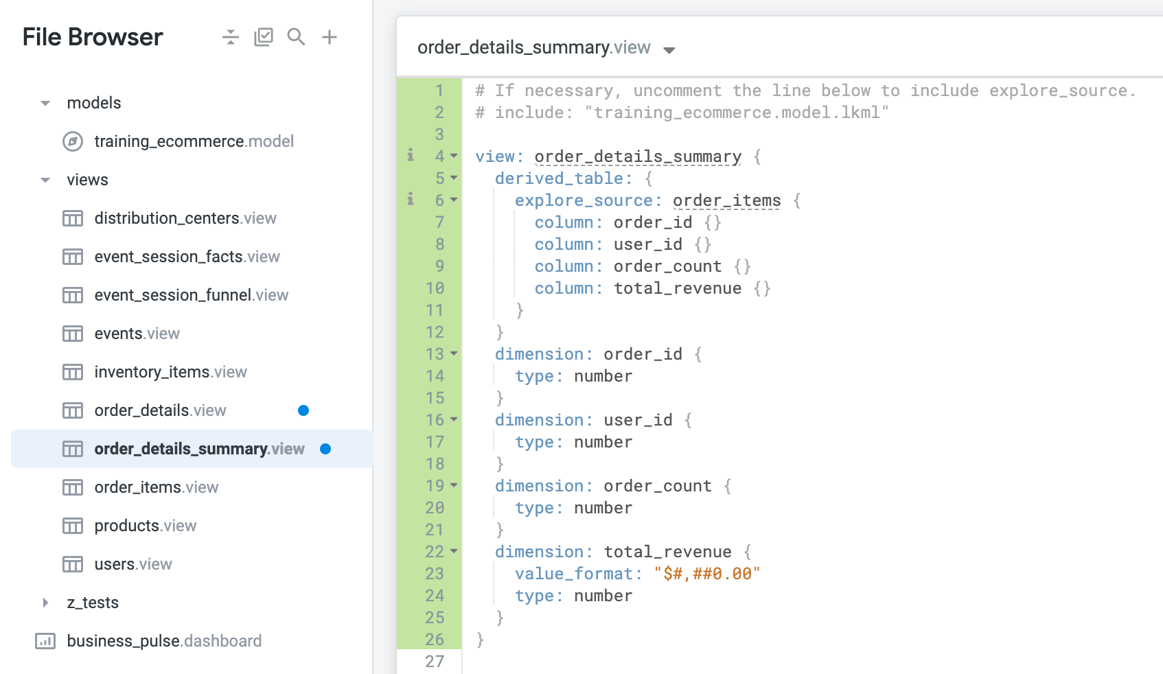 Creating Derived Tables Using LookML - GSP858
