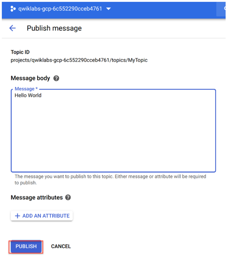 Using Pubsub to publish messages – Time With AI