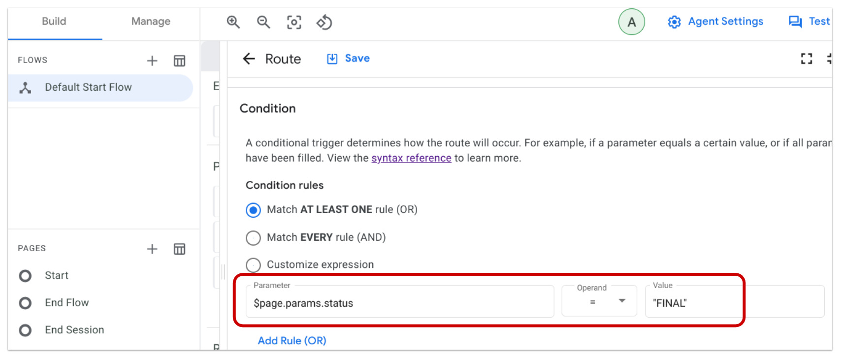 Dialogflow CX: Bot Building Basics - GSP928