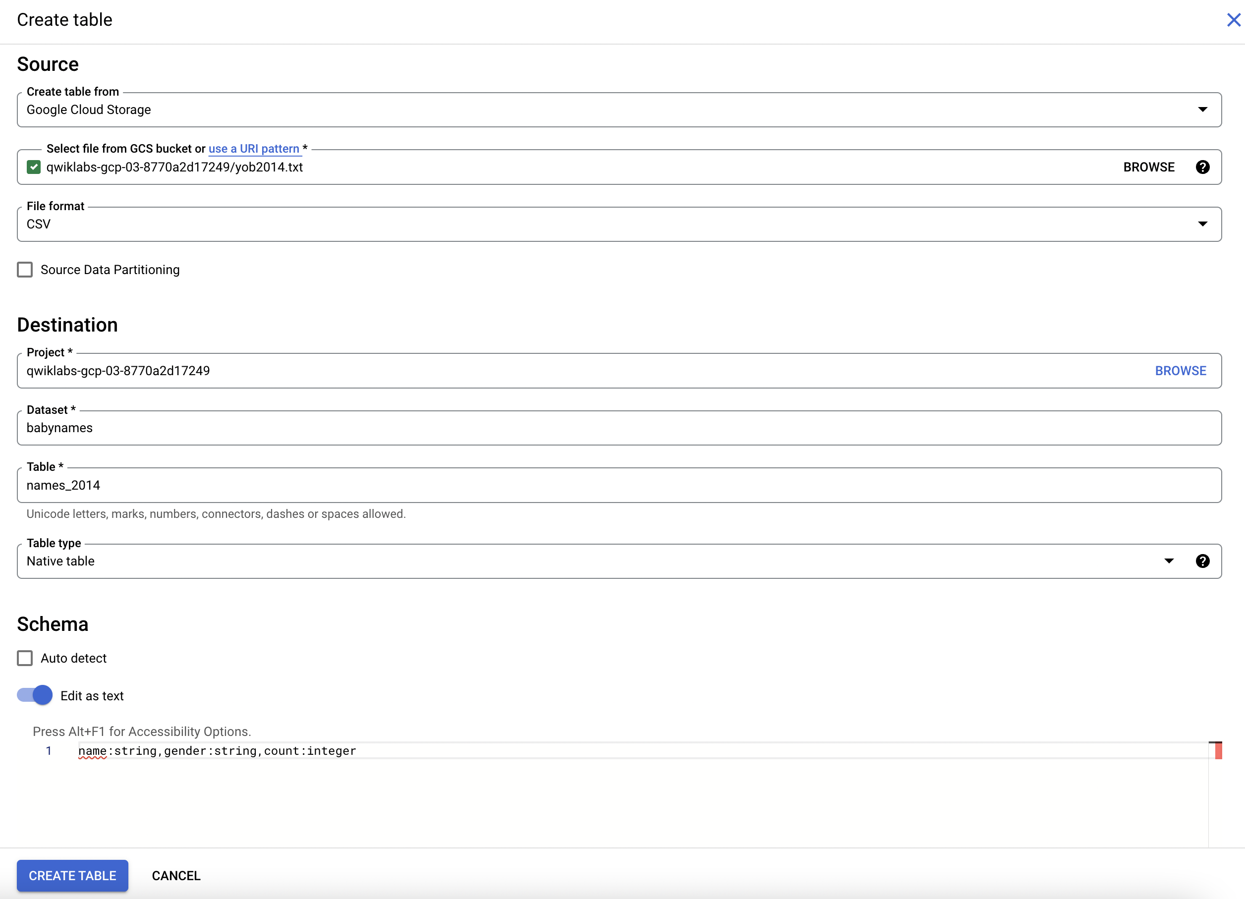BigQuery: Qwik Start - Console [PWDW] | Google Cloud Skills Boost